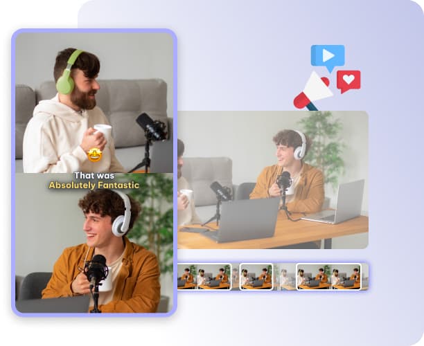 AI Clips - Transform Your Long Videos into Engaging Shorts | Exemplary AI