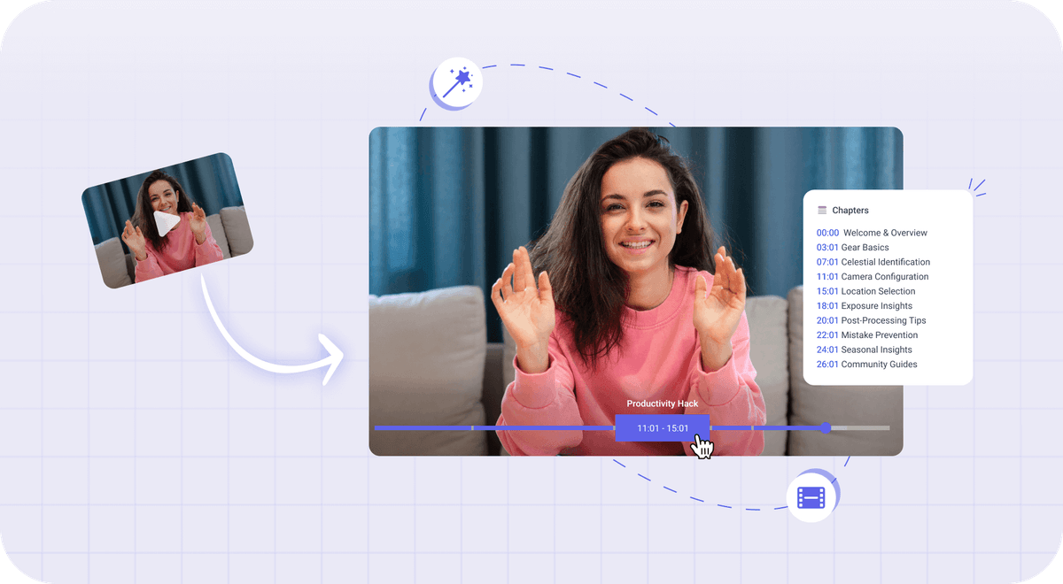 Automated Video Chapter Creation | Exemplary AI
