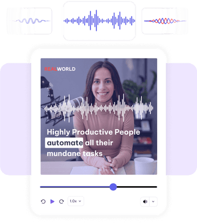 Free Audio & Video Waveform Generator Online | Exemplary AI | Exemplary AI